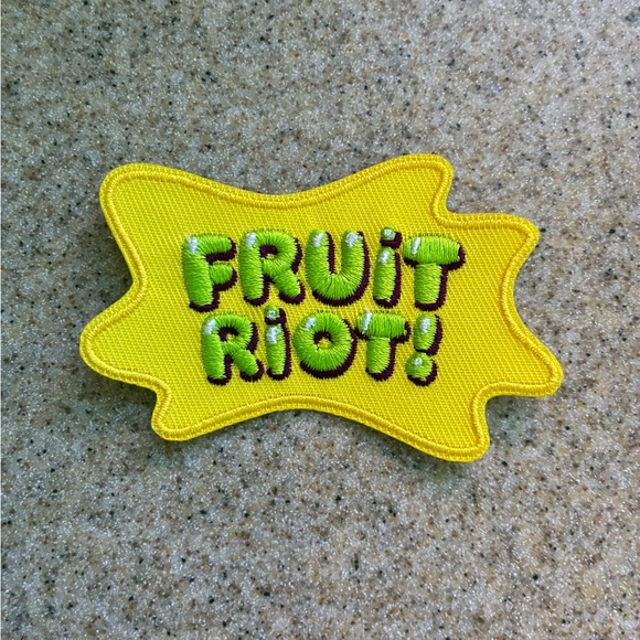 fruit riot | Art | Fruit Riot Yellow And Green Patch | Poshmark